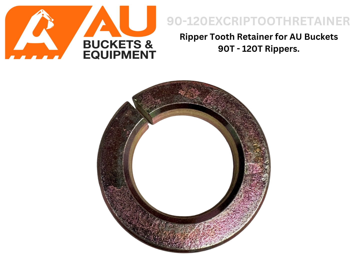 90-120EXCRIPTOOTHRETAINER – Ripper Tooth Retainer for AU Buckets 90T ...